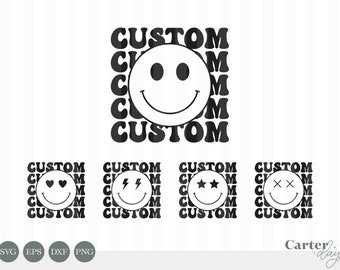 Smiley Face SVG - Etsy
