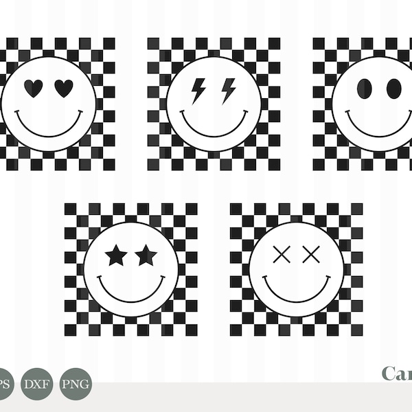 Smiley Face Card - Etsy
