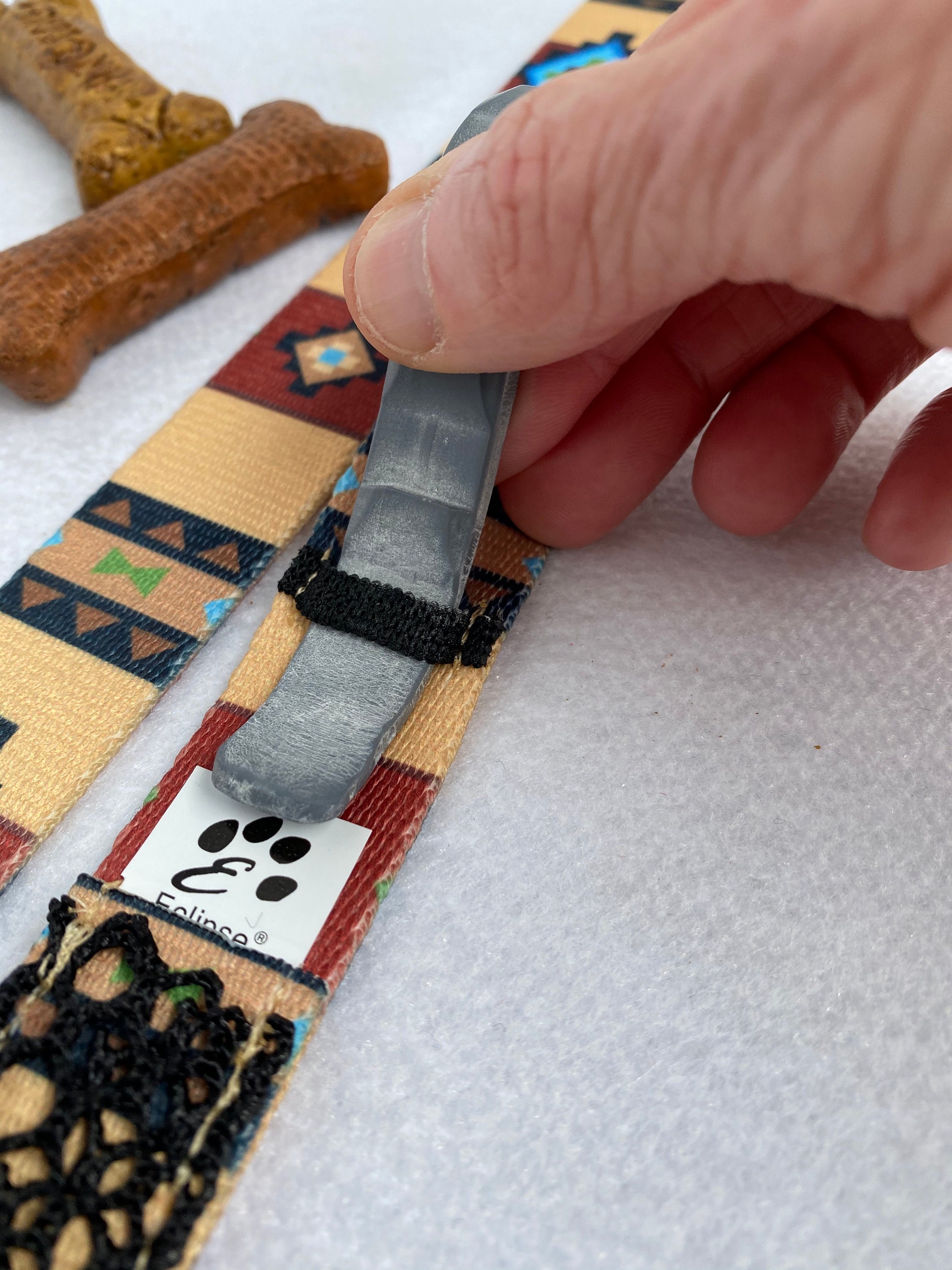 Custom Made Aztec Tan Eclipse®combination Collar Flea and - Etsy