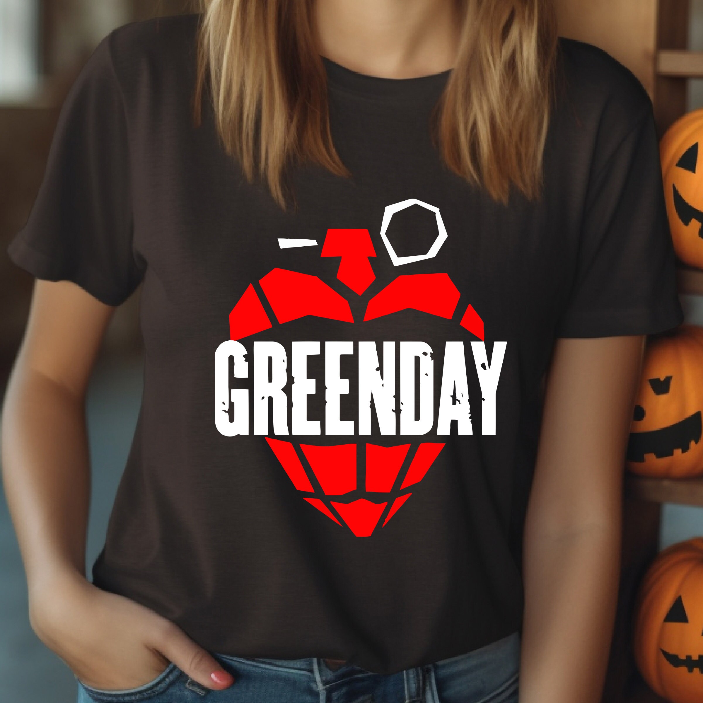 GREEN DAY Rock Bands Designs Png |classic Rock Band Design | Rock ...