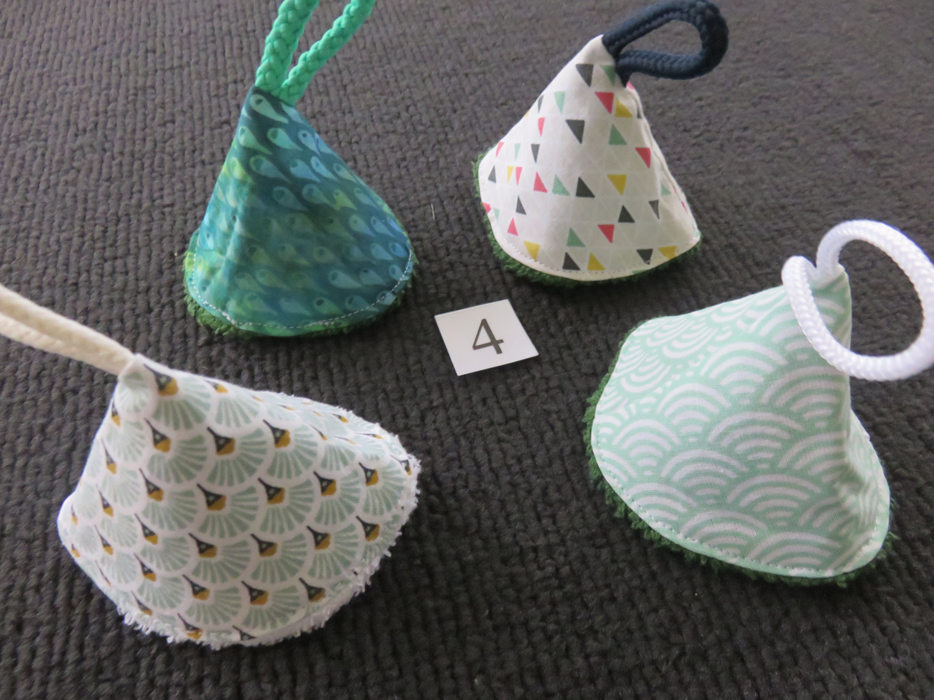 Pee Teepees, Pee Guard, Pee Cones, Set of Four, Ekotex Cotton and Got's ...