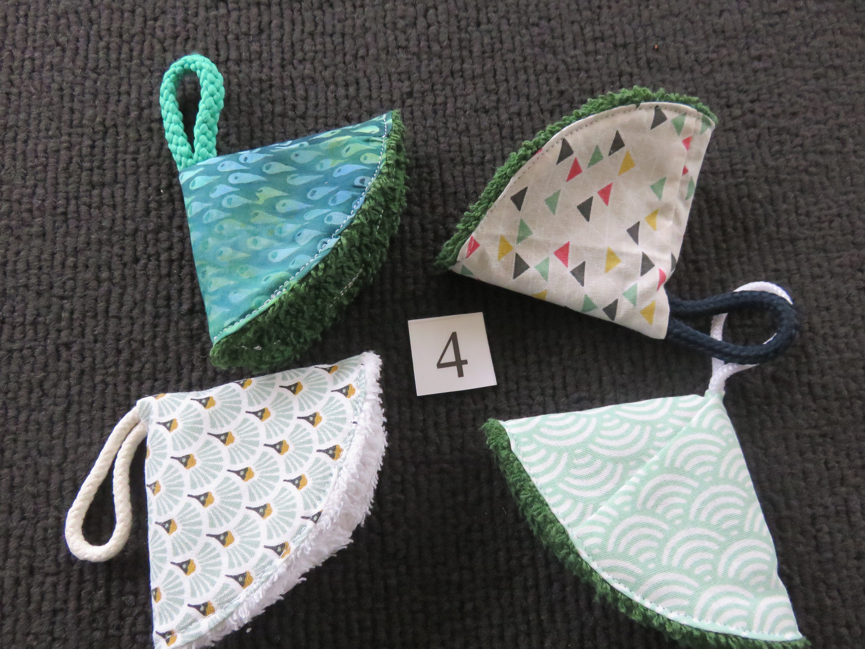 Pee Teepees, Pee Guard, Pee Cones, Set of Four, Ekotex Cotton and Got's ...