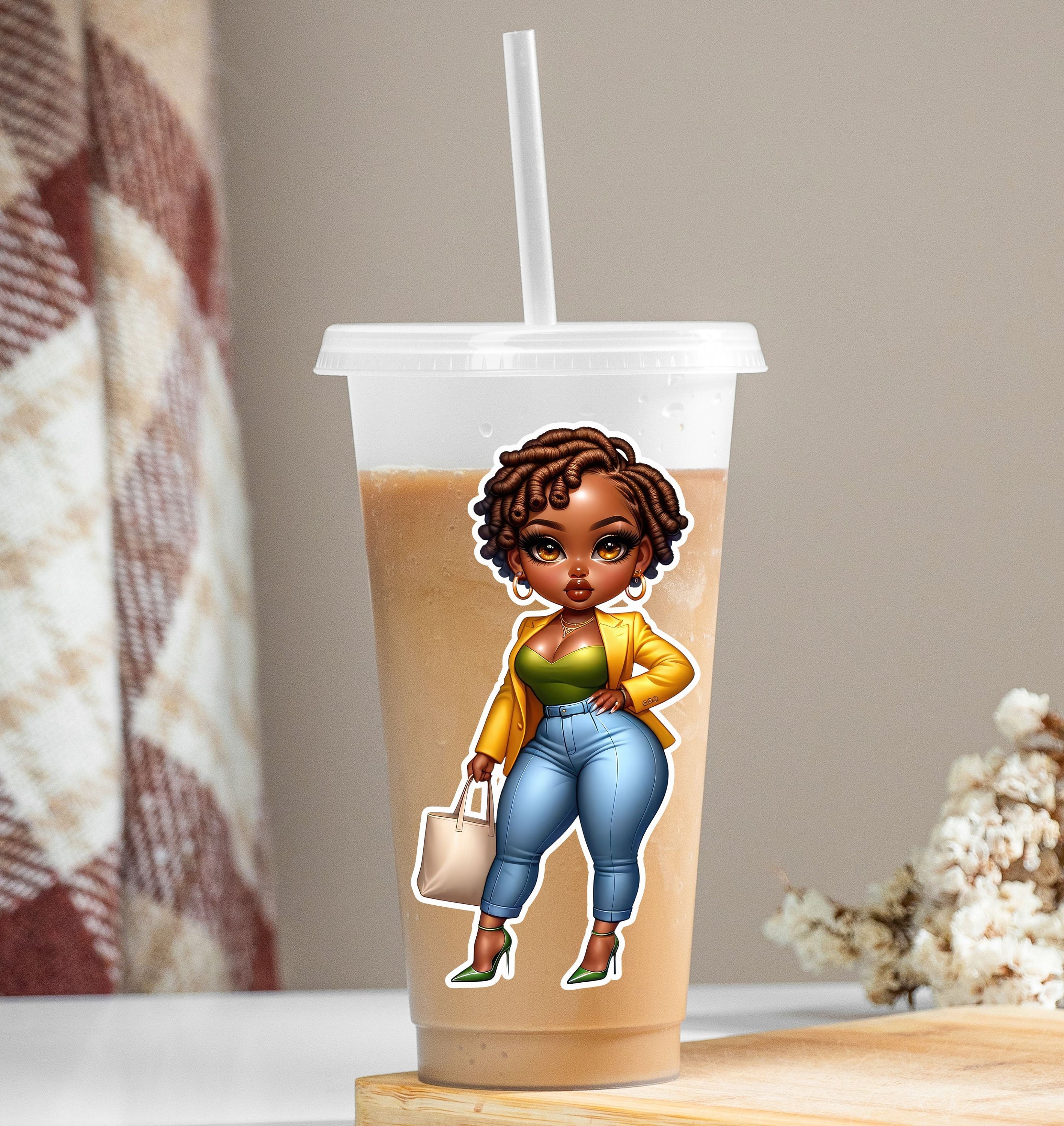 10 African-american Chibi Business Casual Stickers Vol. 1 High-quality ...