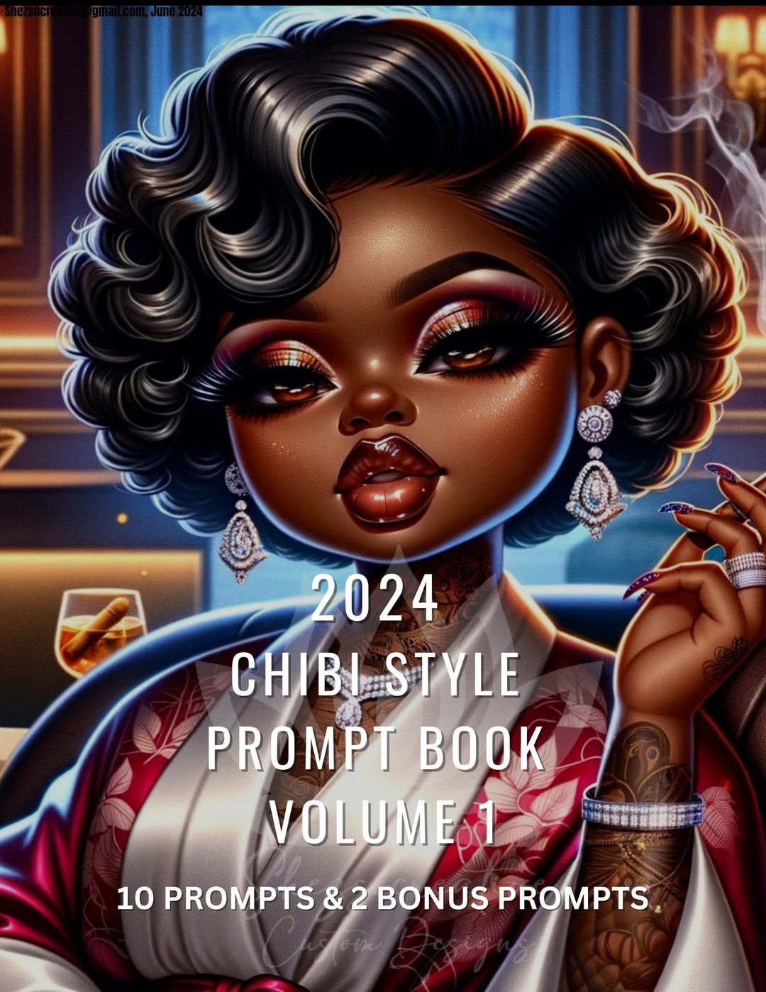 2024 Chibi Style Prompt Book, Volume 1 - Etsy