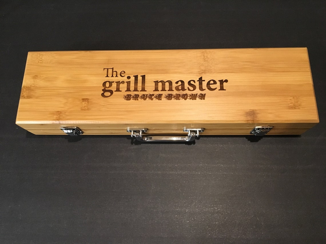 Father's Day Gift BBQ Set Tool Grill Set Grill Master | Etsy