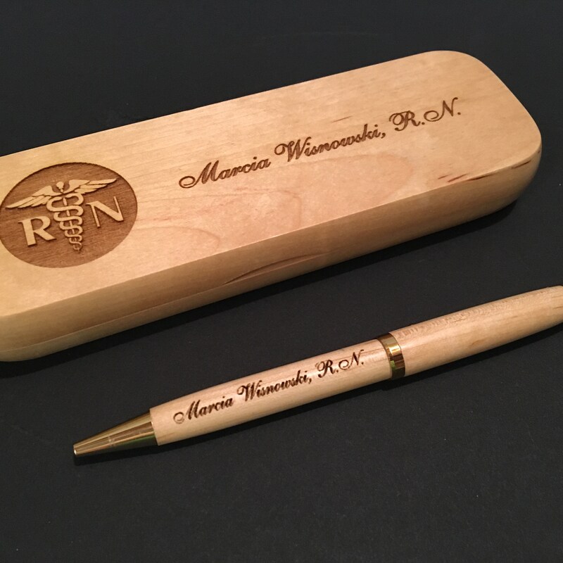 Wood Pen Case - Etsy