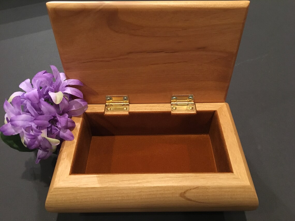 Flower Girl Wood Jewelry Box Miniature Bride Gift Flower | Etsy