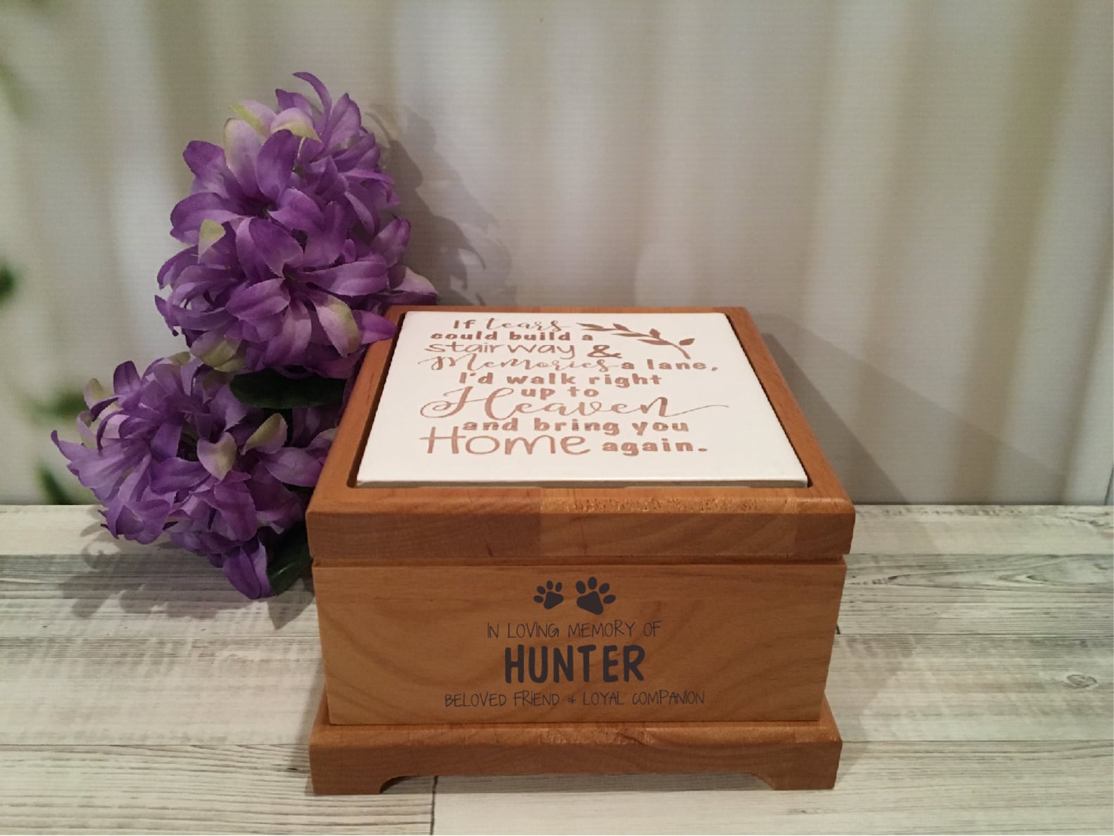 Personalized Dog Memorial Urn Pet Urn Cremation Dog Urn Custom - Etsy