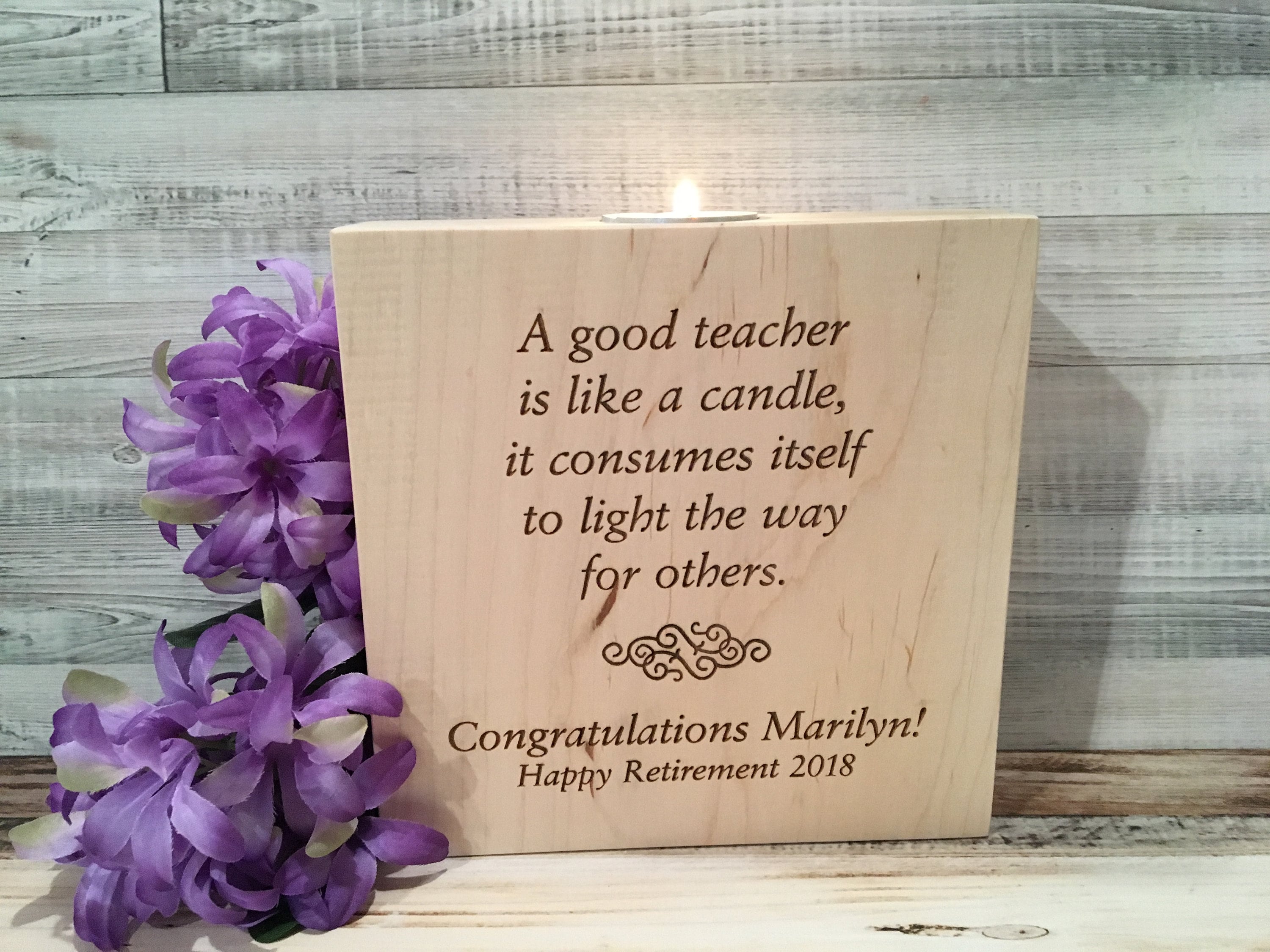 Retirement Gift | Personalized Teacher Gift | Teacher Appreciation ...