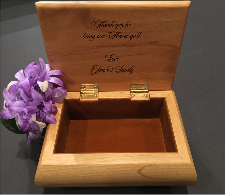 Jewelry Box for Girls, Granddaughter Jewelry Box, Flower Girl Gift ...