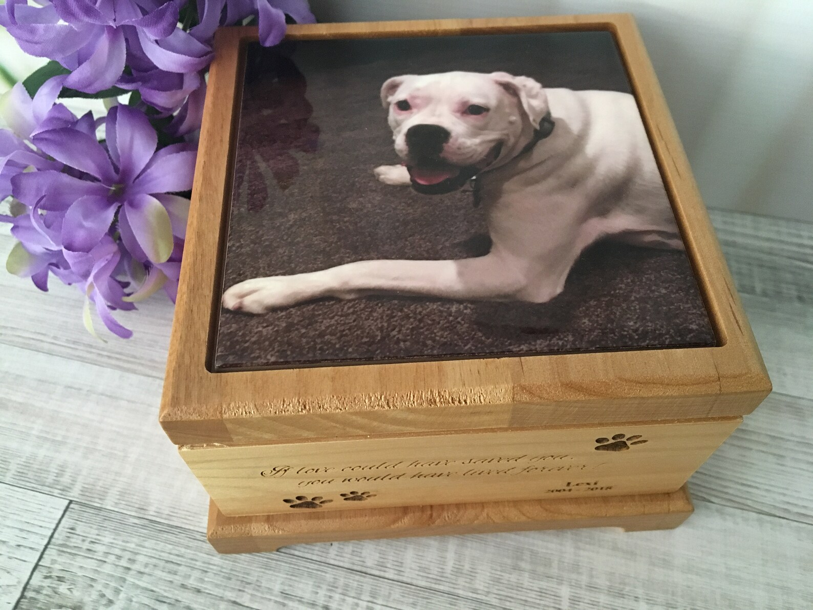 Personalized Dog Memorial Urn Pet Urn Cremation Dog Urn Custom - Etsy