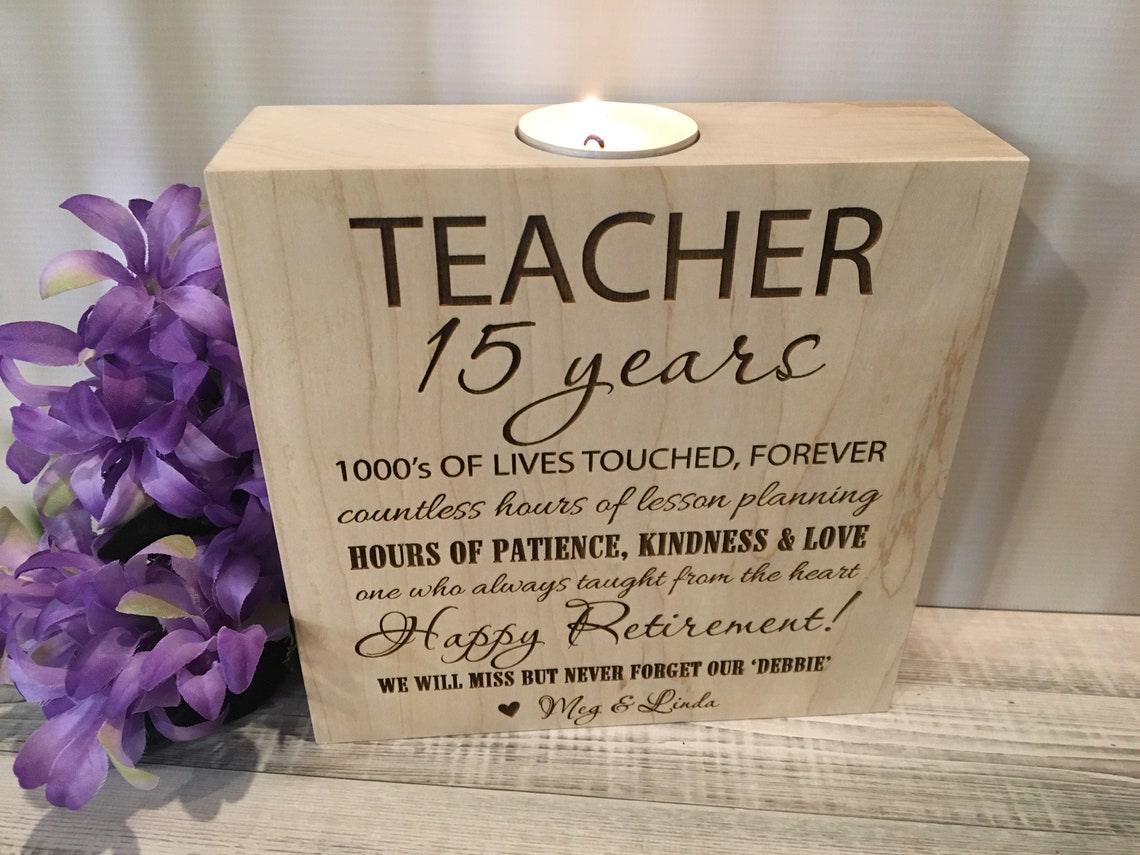 Personalized Teacher Gift | Teacher Appreciation | Teacher Retirement ...