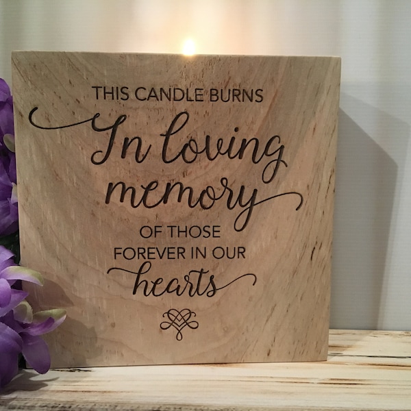 Wedding Memorial Candle - Etsy