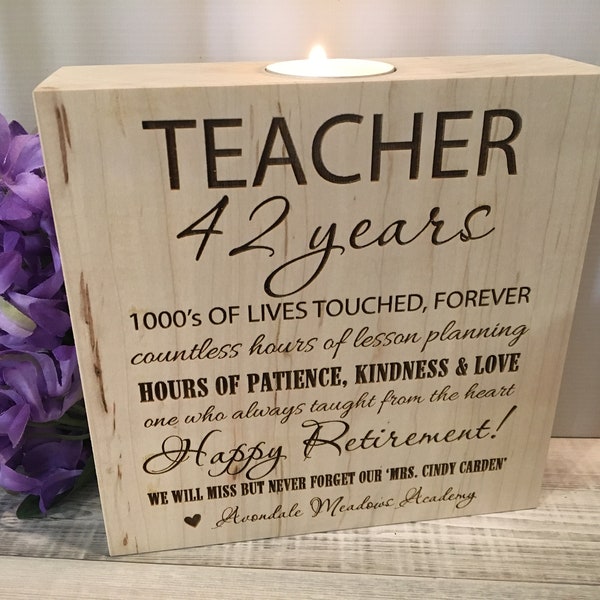 Teacher Retirement - Etsy