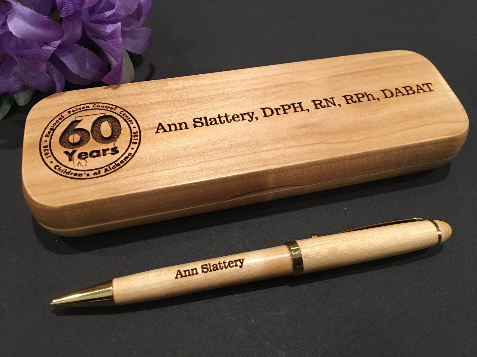 Sheriff Pen Sets Custom Company Pen Sets Personalized Wood | Etsy