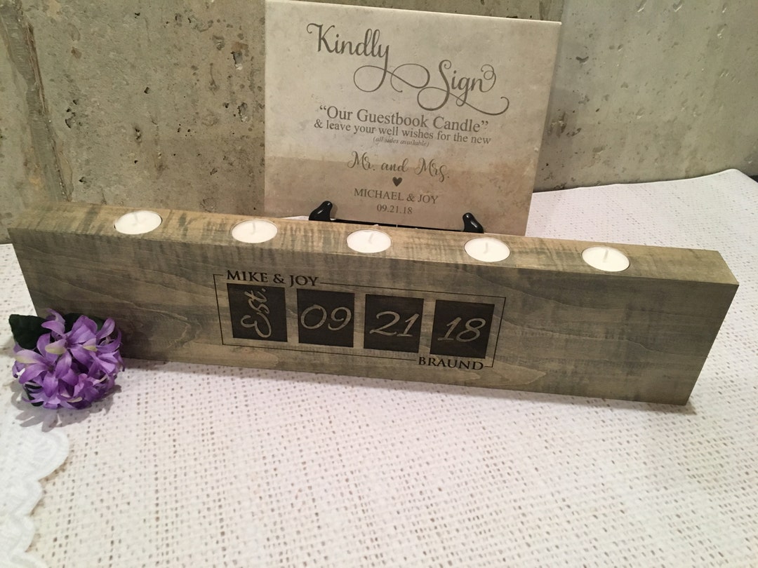 Signature Guest Book, Wedding Guest Book Alternative, Wood Guest Book ...