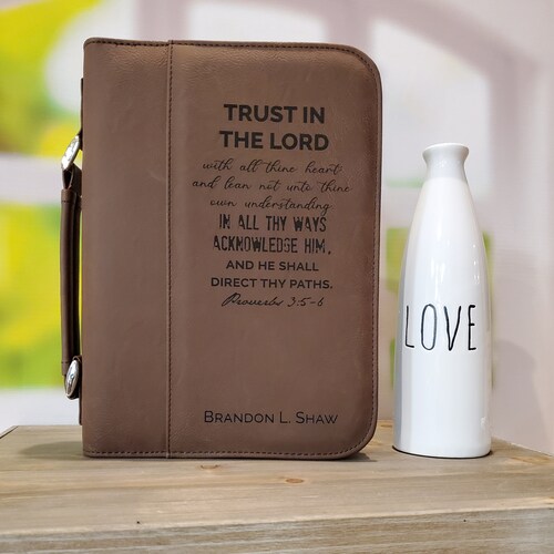 Mens Personalized Bible Cover - Etsy