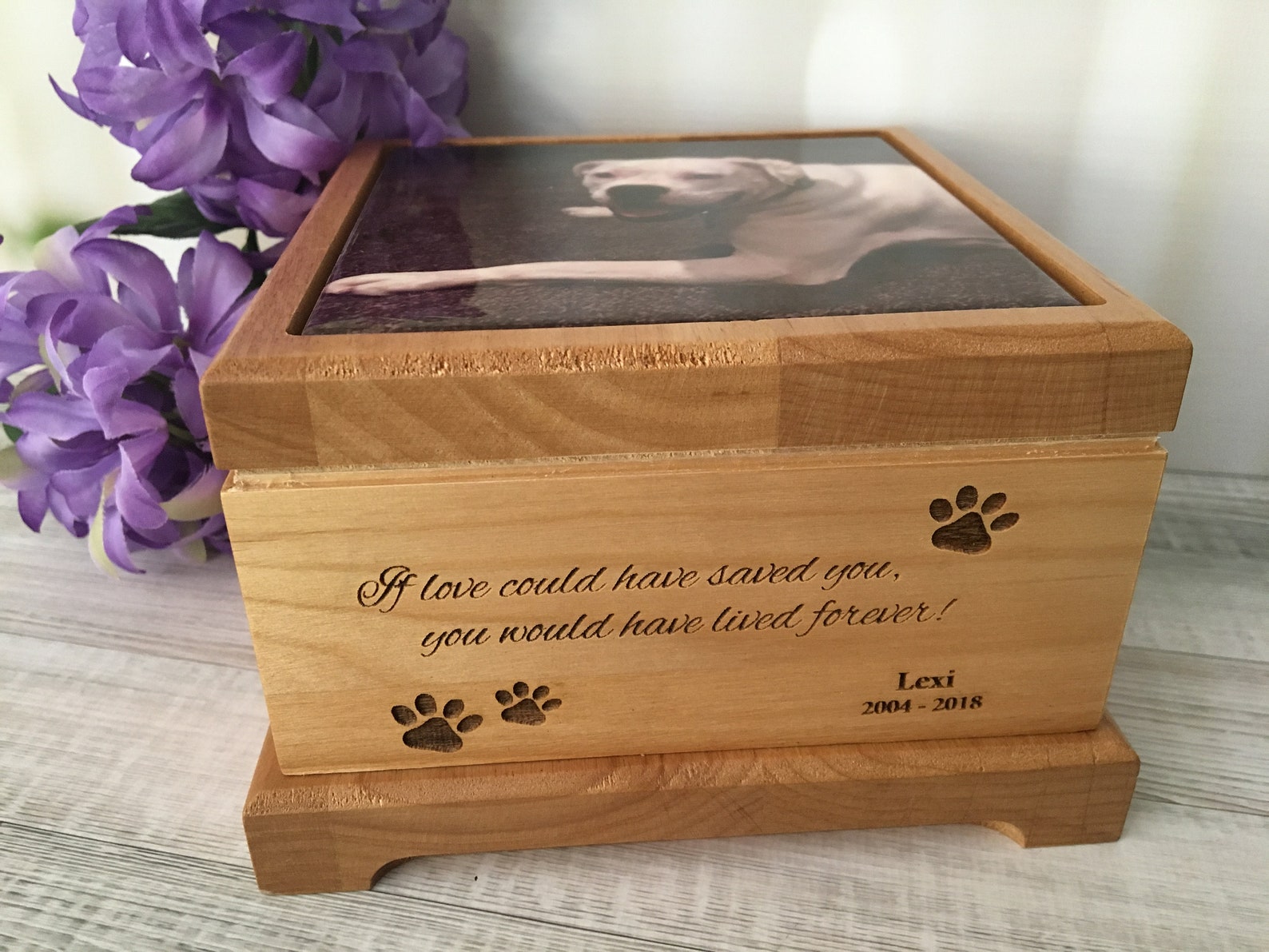 Personalized Dog Memorial Urn Pet Urn Cremation Dog Urn Custom - Etsy