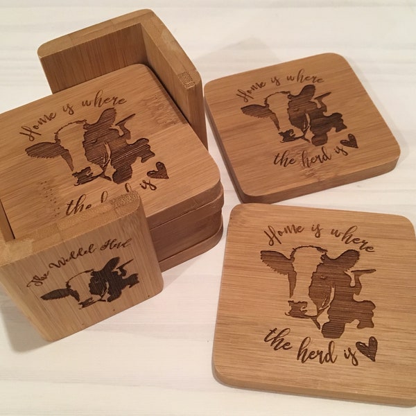 Farmhouse Coasters - Etsy
