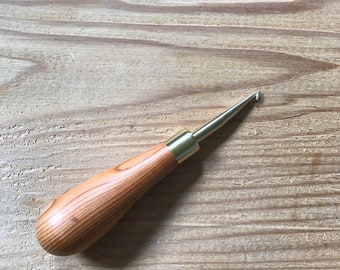 8 Mm Hartman Hook, Ergo Handle, Primitive Shank - Etsy