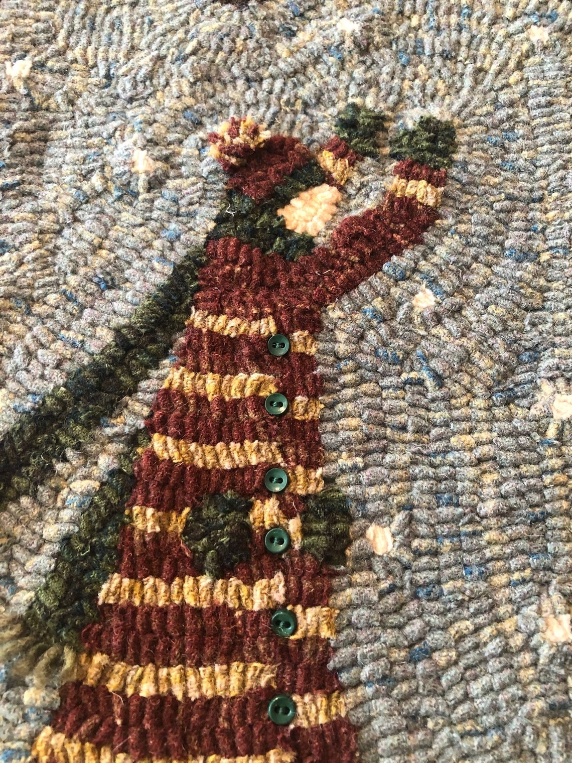 A Wintery Chill Rug Hooking Pattern on Linen - Etsy