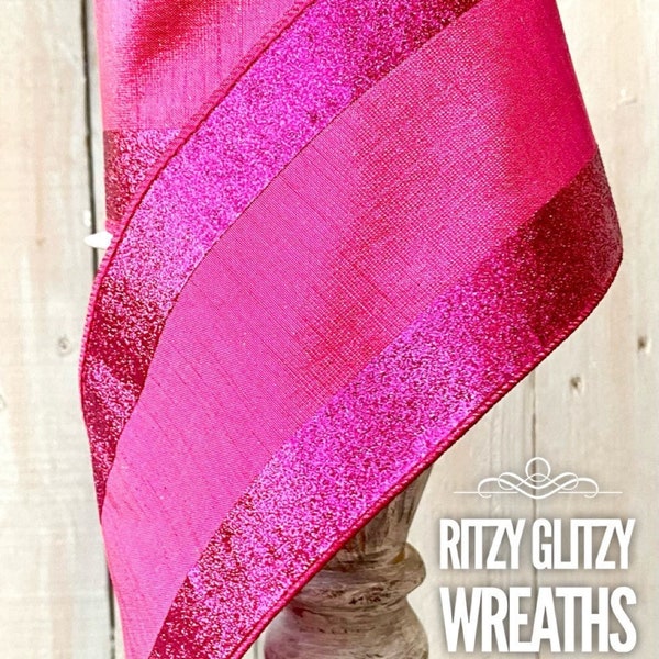 Hot Pink Ribbon - Etsy