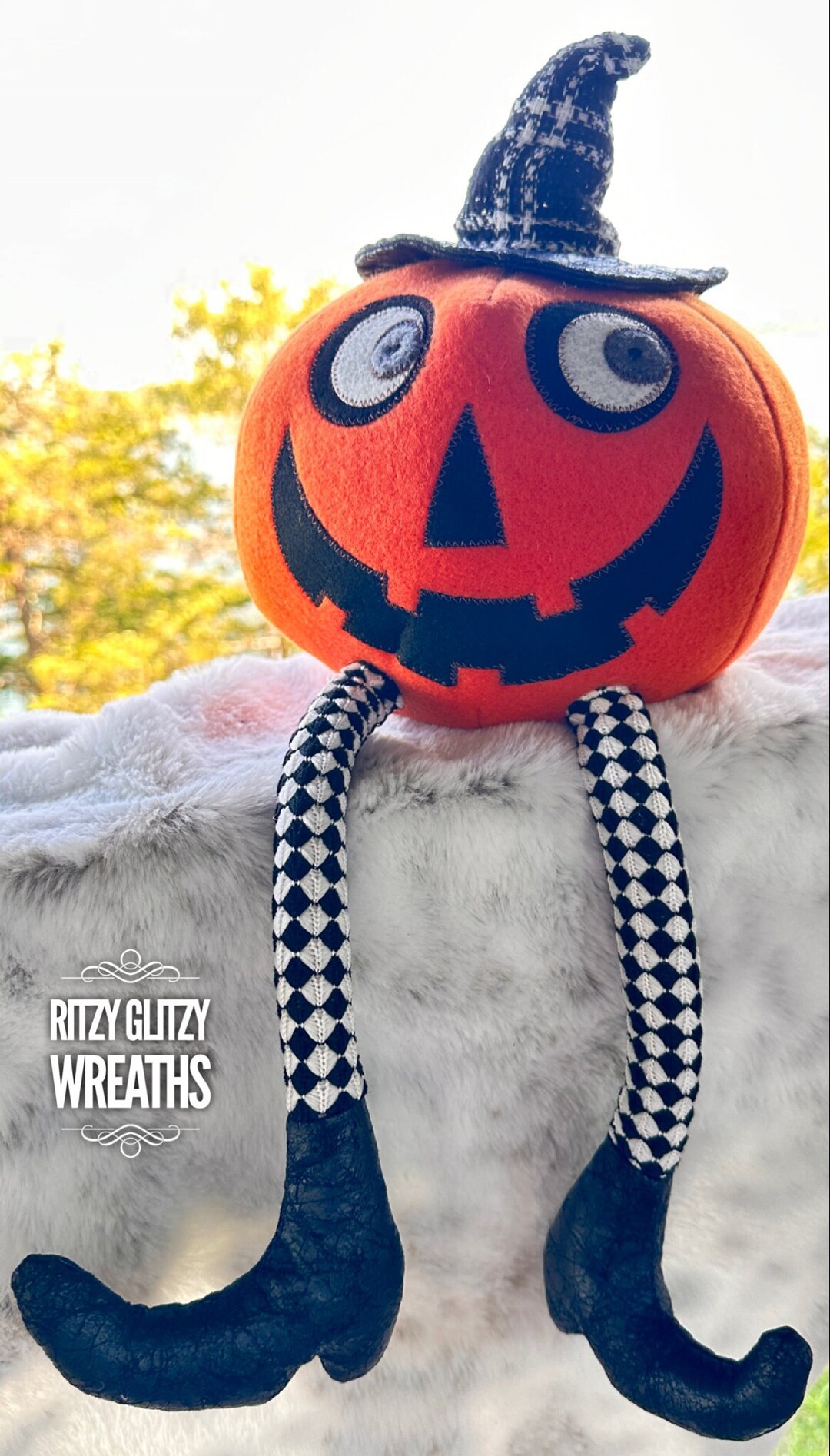 Pumpkin Dangle Legs Halloween Pumpkin Halloween - Etsy