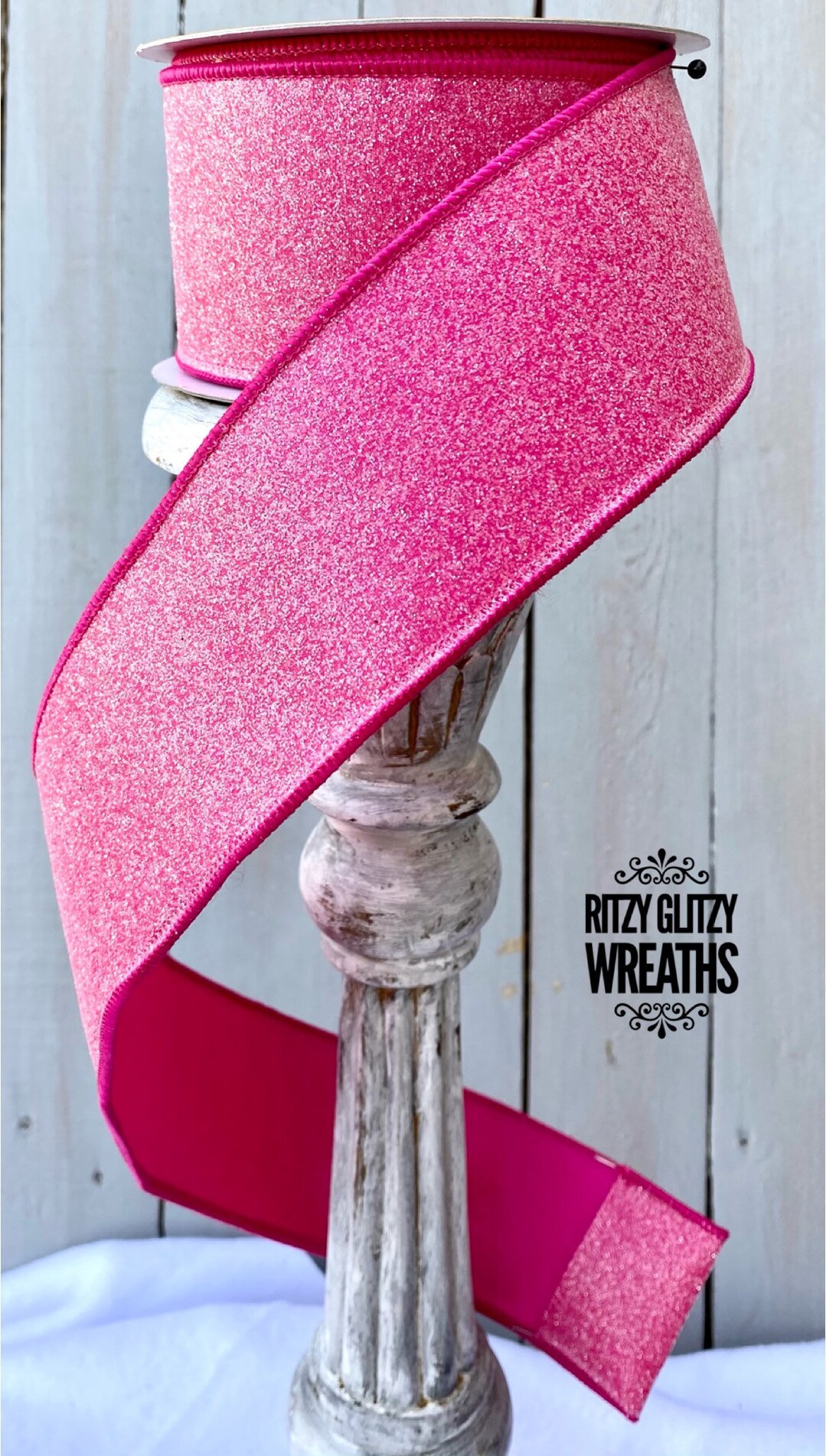 Hot Pink Sugar Ribbon, Pink Ribbon, Hot Pink Ribbon, Sugar Glitter ...