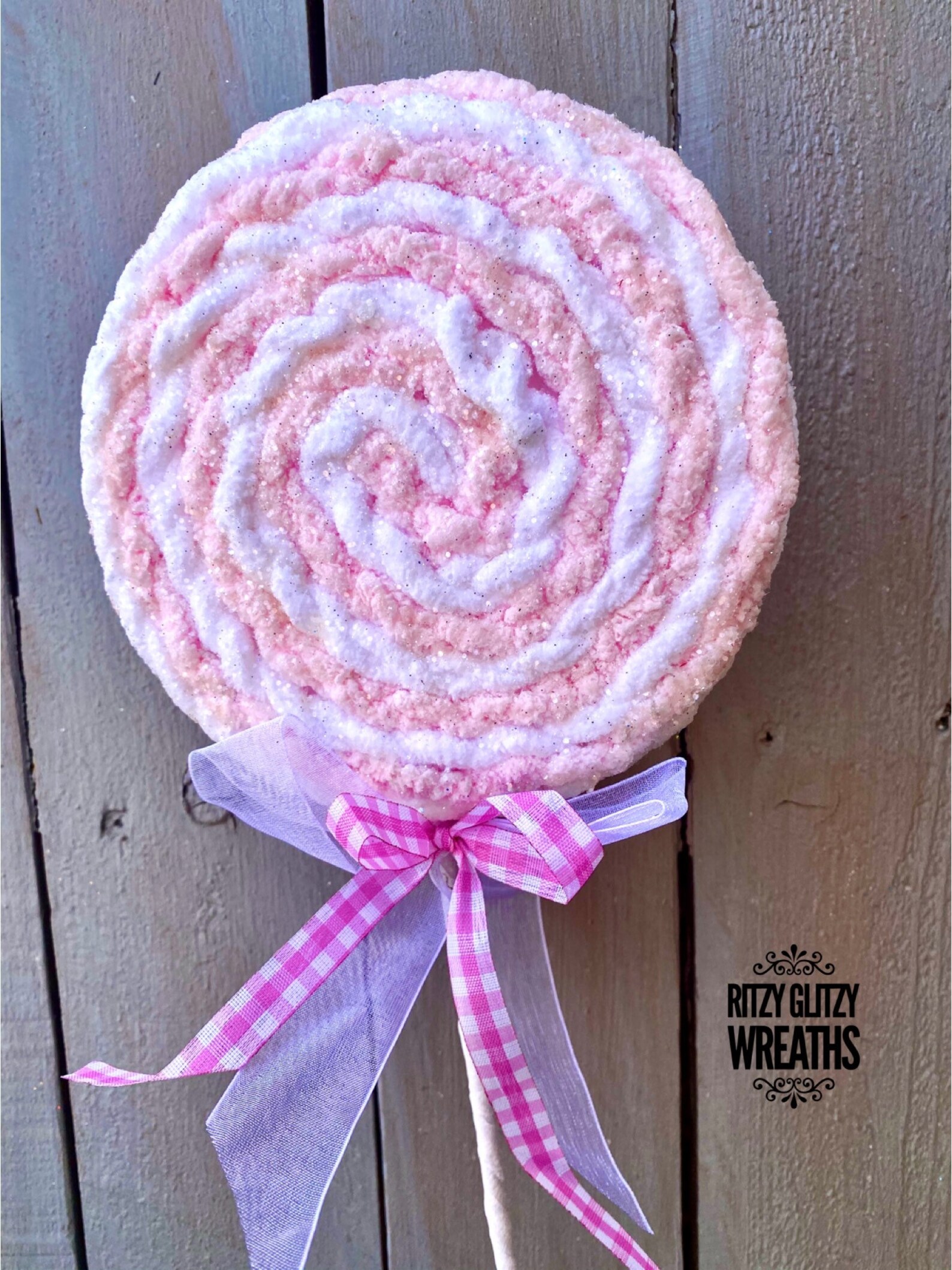 Fabric Frosting Lollipop Pink Lollipop Lollipop Decor Candy - Etsy