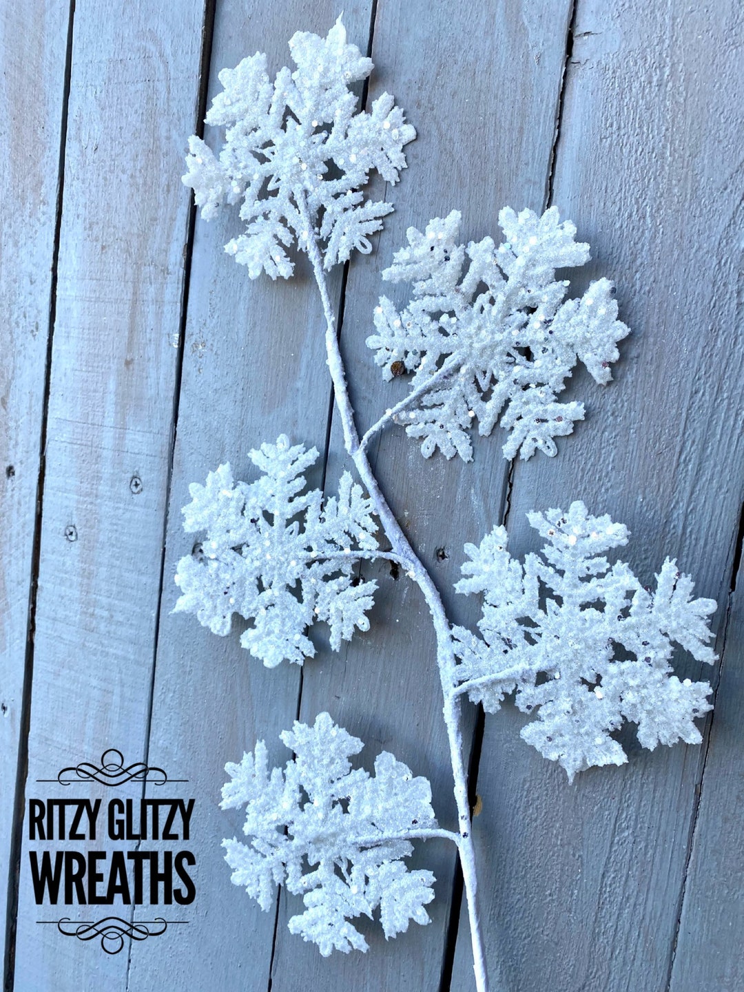 Snowflake Pick, Snowflakes Pick, Glistening Snowflakes, Christmas Decor ...