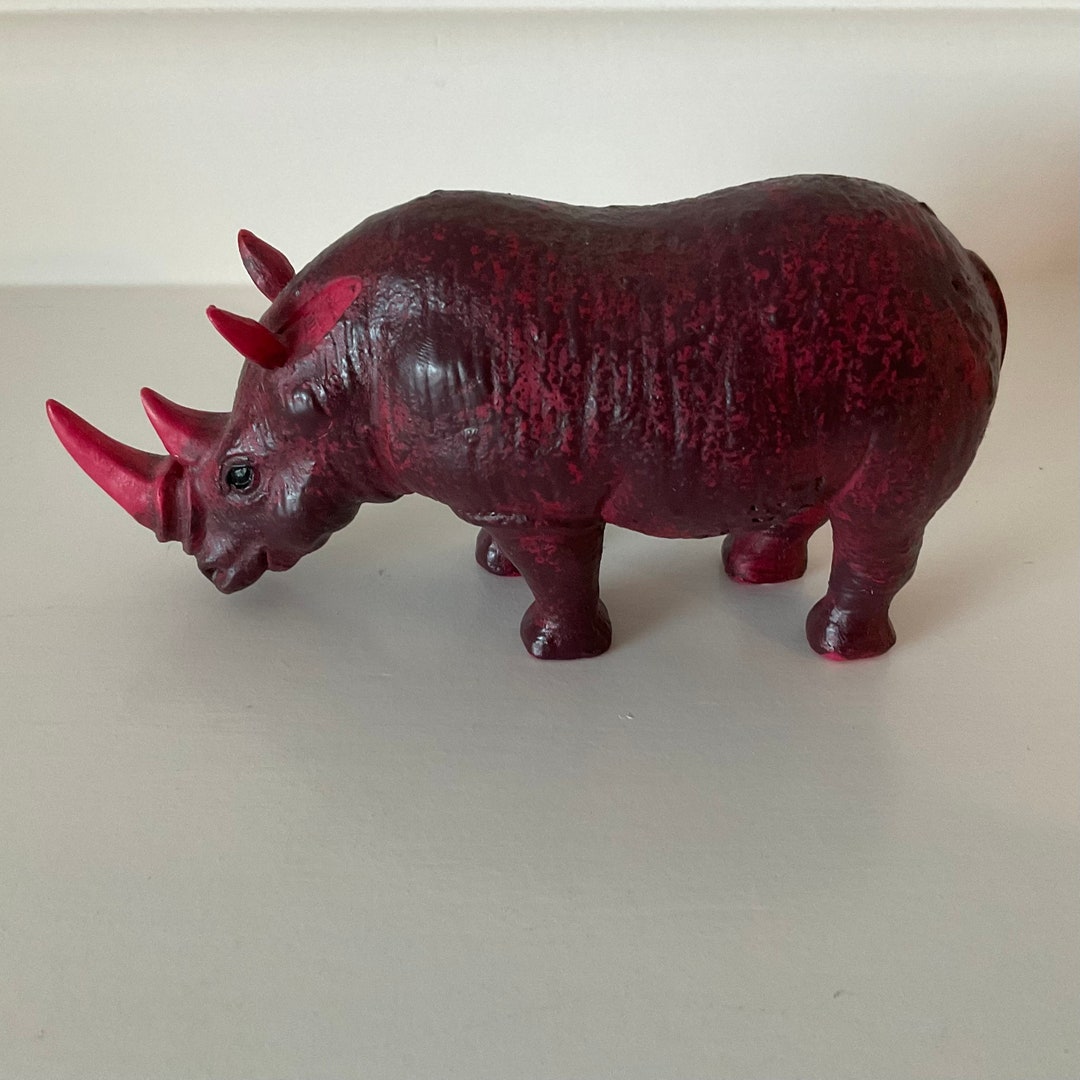 Rare Enesco Home Grown BEET RHINO Figurine Mint Retired 4025386 - Etsy