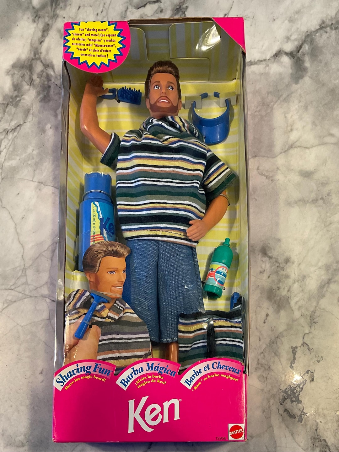 Vintage Shaving Fun Ken Barbie Doll NRFB 1994 - Etsy