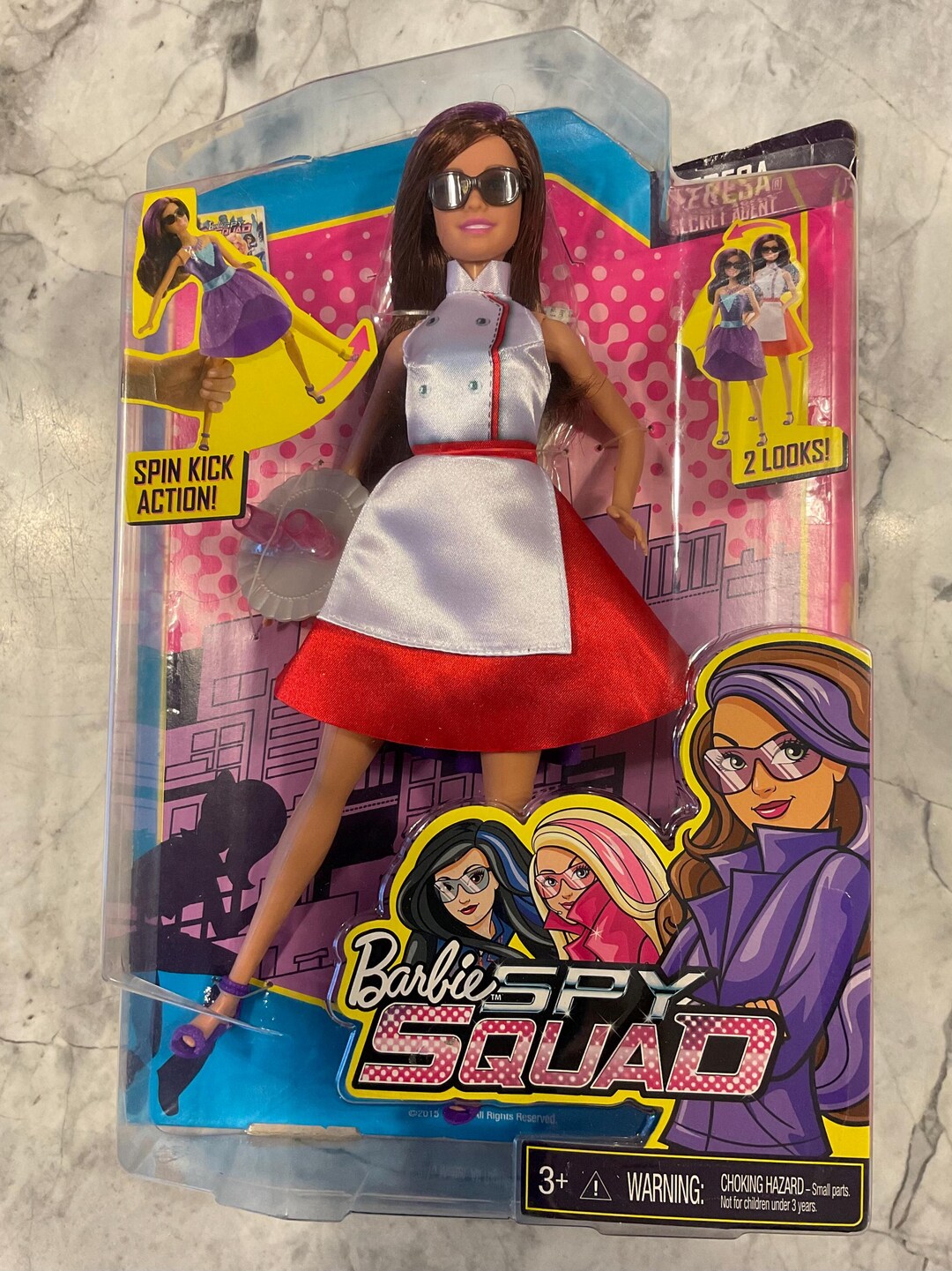You Can Be a Secret Agent Barbie Doll Teresa Spy Squad Spin Kick 2 ...