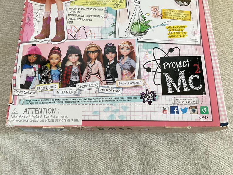 MGA Project Mc2 EMBERS GARDEN Make Your Own Hanging Garden Netflix Rare ...