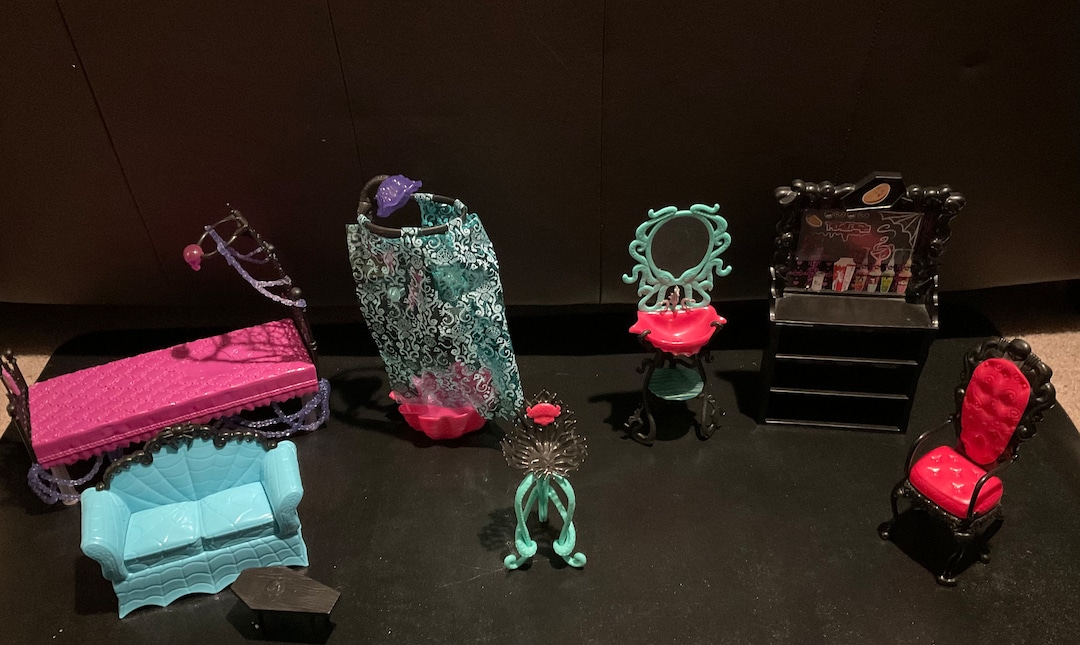 Monster High Furniture Bed, Bath, Living Room You Choose - Etsy