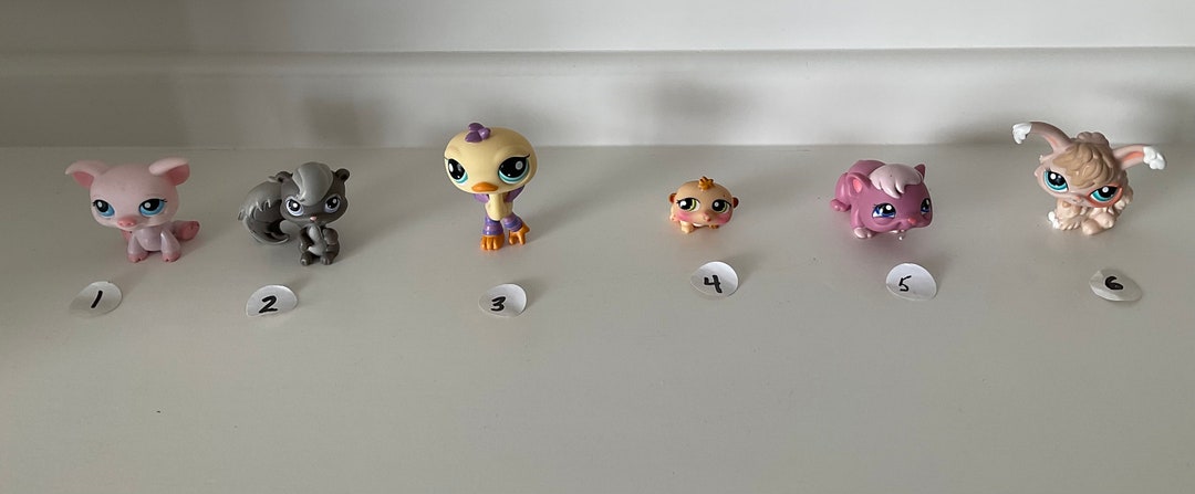 AUTHENTIC LPS Littlest Pet Shop Pig, Squirrel, Ostrich, Gerbil, Guinea ...
