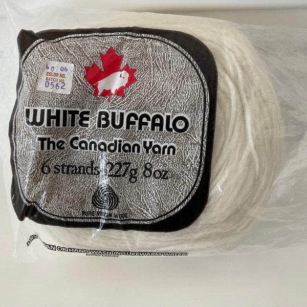 White Buffalo Wool - Etsy