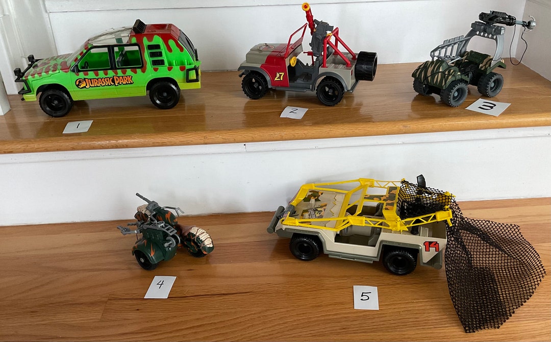 Vintage 1993 KENNER Jurassic Park Vehicles Jungle Explorer, Bush Devil ...