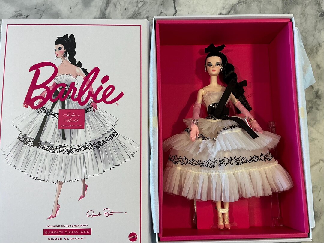 Silkstone Barbie Signature Fashion Model Collection Gilded Glamour NRFB ...