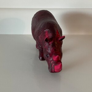 Rare Enesco Home Grown BEET RHINO Figurine Mint Retired # 4025386 - Etsy
