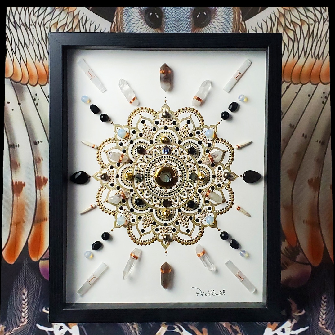 Crystal Art, Sacred Geometry Art,mandala Art, Energy Infused Art ...