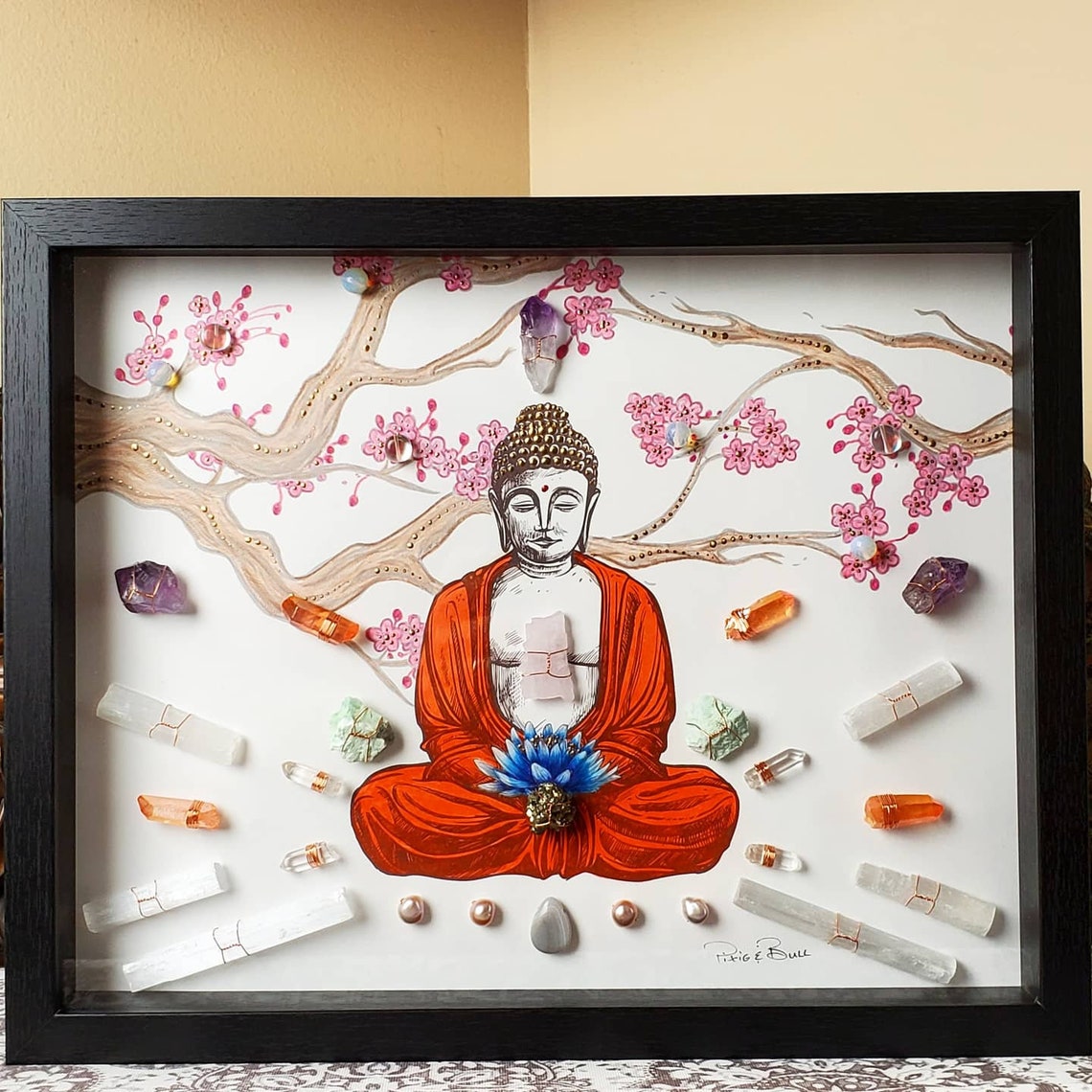 Crystal Art Framed Crystal Art Framed Crystal Grid Crystal - Etsy