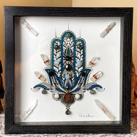 Crystal Grid Crystal Art Framed Crystal Art Framed Crystal - Etsy