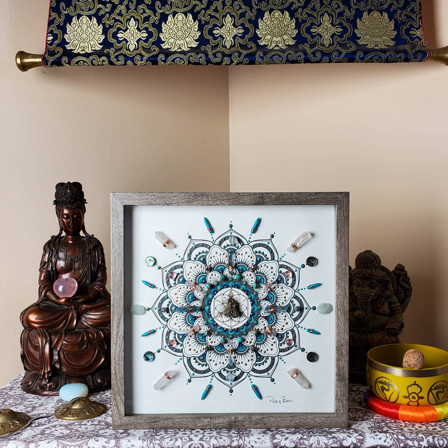 Crystal Art Sacred Geometry Artmandala Art Energy Infused - Etsy