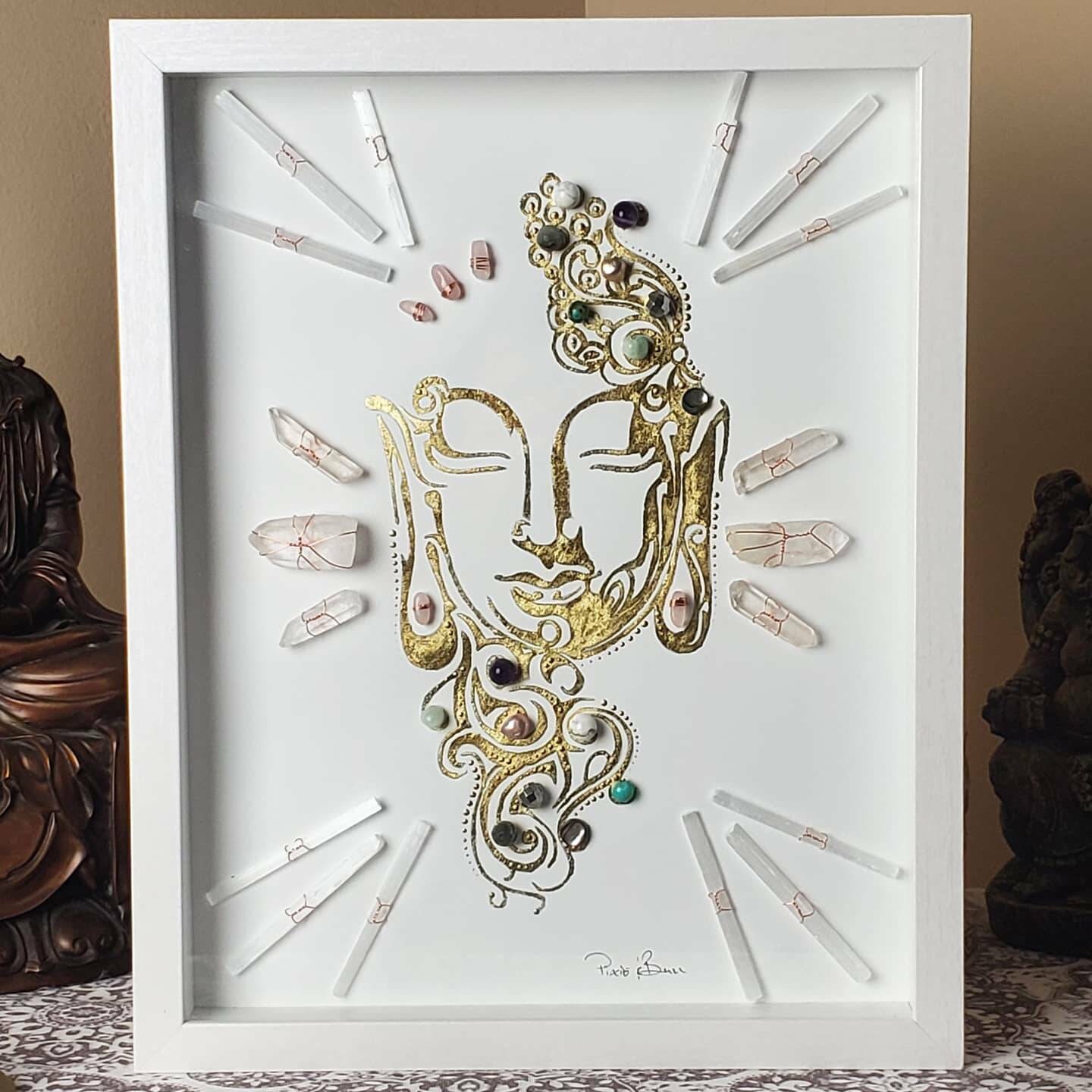 Crystal art framed crystal art framed crystal grid crystal | Etsy