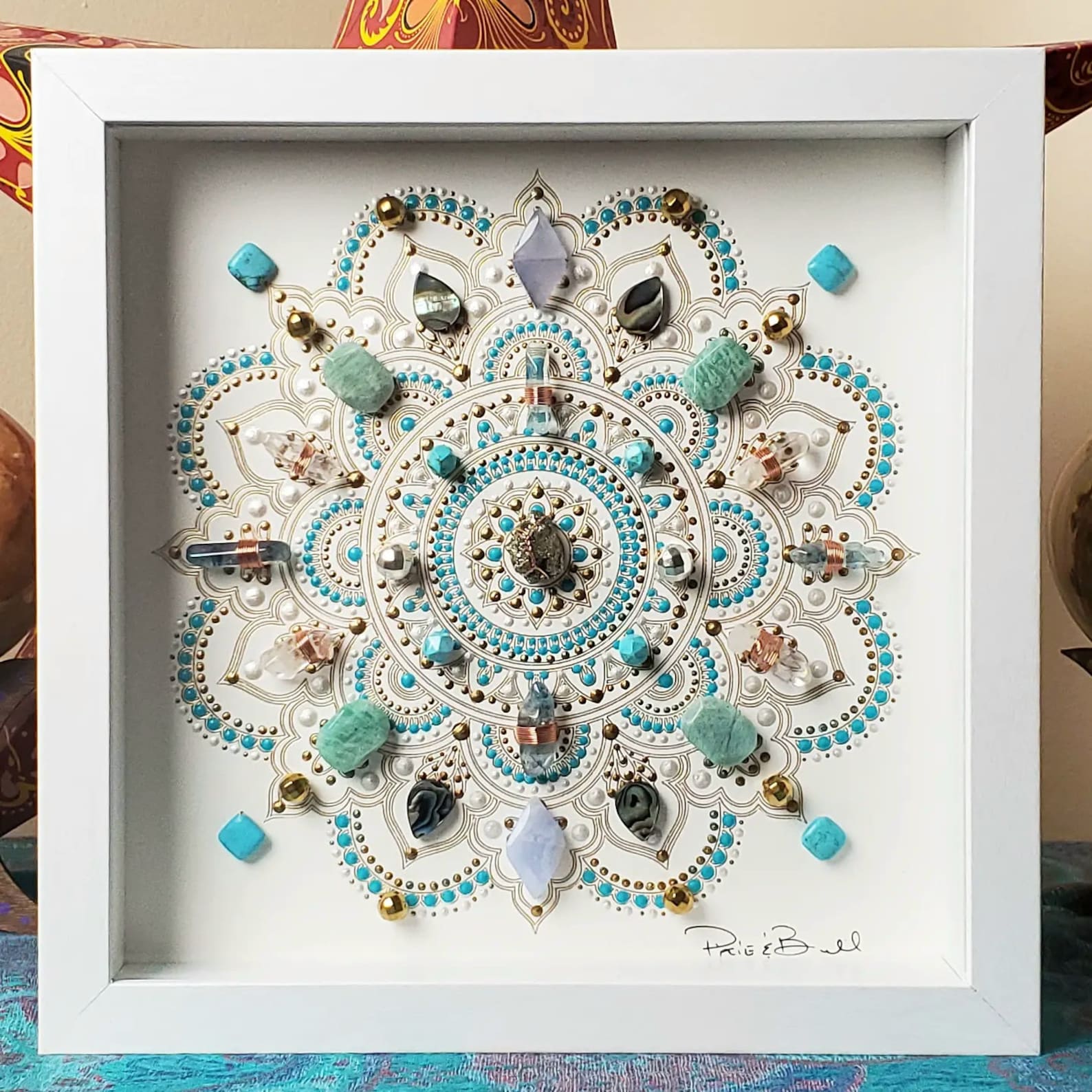 Crystal Art, Framed Crystal Art, Framed Crystal Grid, Crystal Grid ...