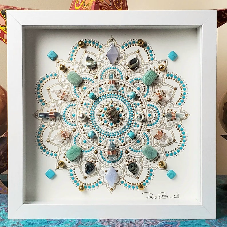 Crystal Art, Framed Crystal Art, Framed Crystal Grid, Crystal Grid ...