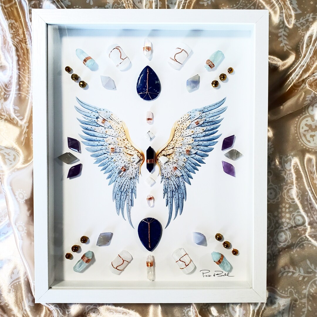 Sacred Geometry Art, Crystal Grid, Crystal Art, Framed Crystal Art ...