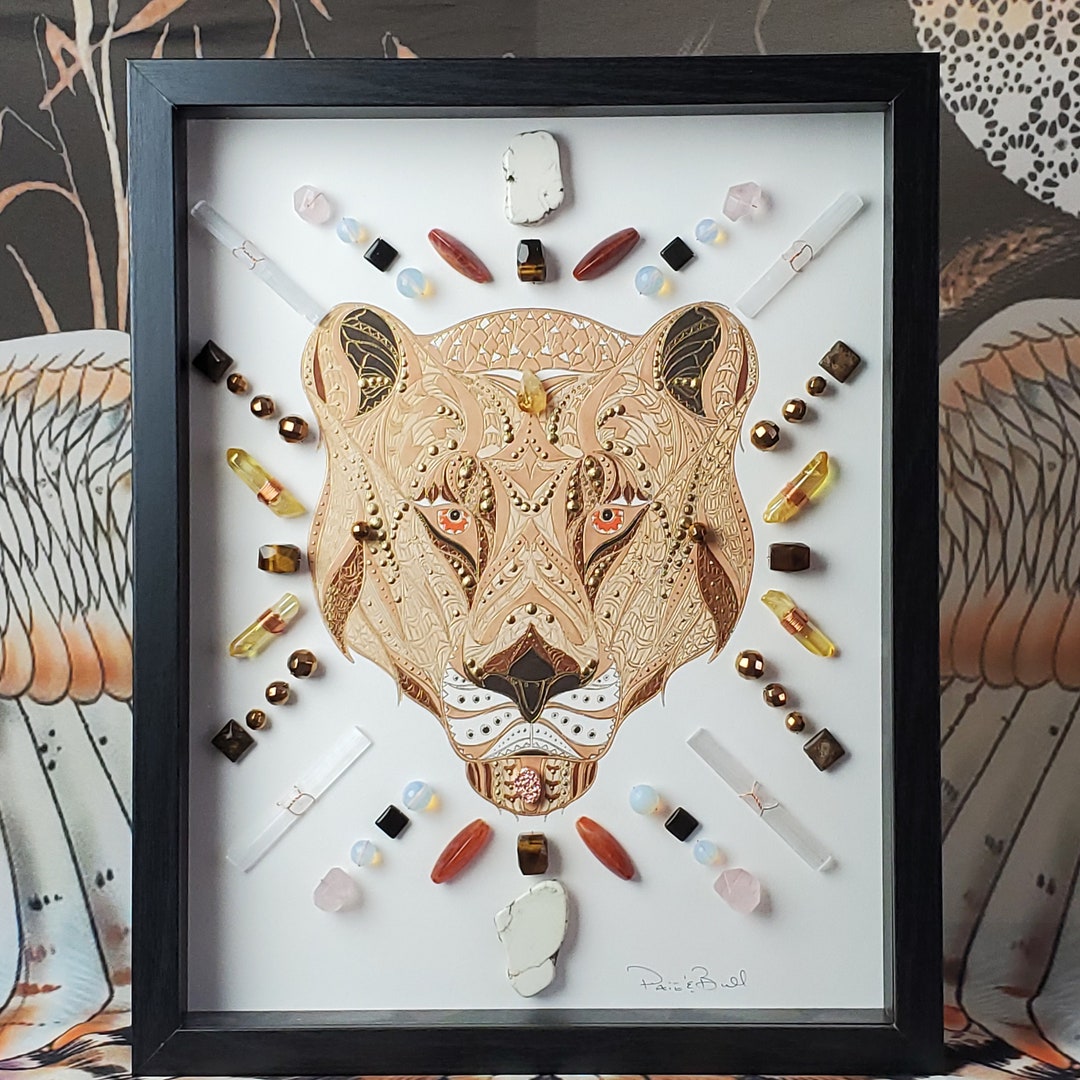 Crystal Art Framed Crystal Art Framed Crystal Grid Crystal - Etsy