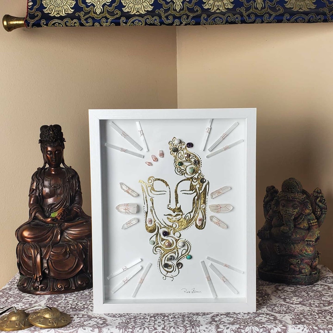 Crystal Art Framed Crystal Art Framed Crystal Grid Crystal - Etsy